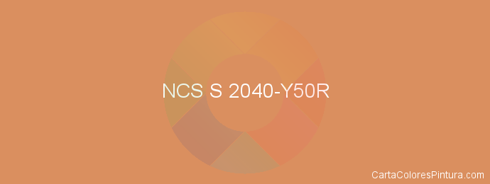 S 2040-Y50R : Color NCS S 2040-Y50R | CartaColoresPintura.com
