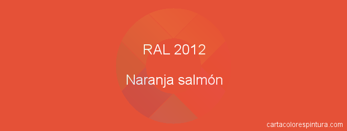 RAL 2012 : Pintura RAL 2012 (Naranja salmón) | CartaColoresPintura.com