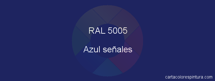 RAL 5005 : Pintura RAL 5005 (Azul señales) | CartaColoresPintura.com