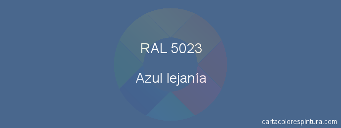 RAL 5023 : Pintura RAL 5023 (Azul lejanía) | CartaColoresPintura.com
