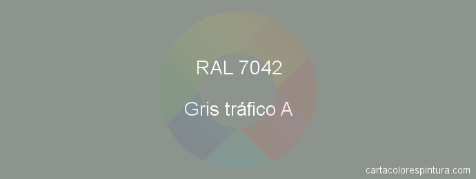 RAL 7042 : Pintura RAL 7042 (Gris tráfico A) | CartaColoresPintura.com