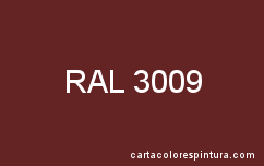Carta de colores de pintura RAL Serie 3000 | CartaColoresPintura.com